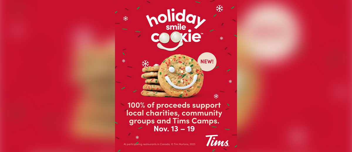Tim Hortons - Holiday Smile Cookie - Foodservice and Hospitality Magazine Tim Hortons - Holiday Smile Cookie - Foodservice and Hospitality Magazine