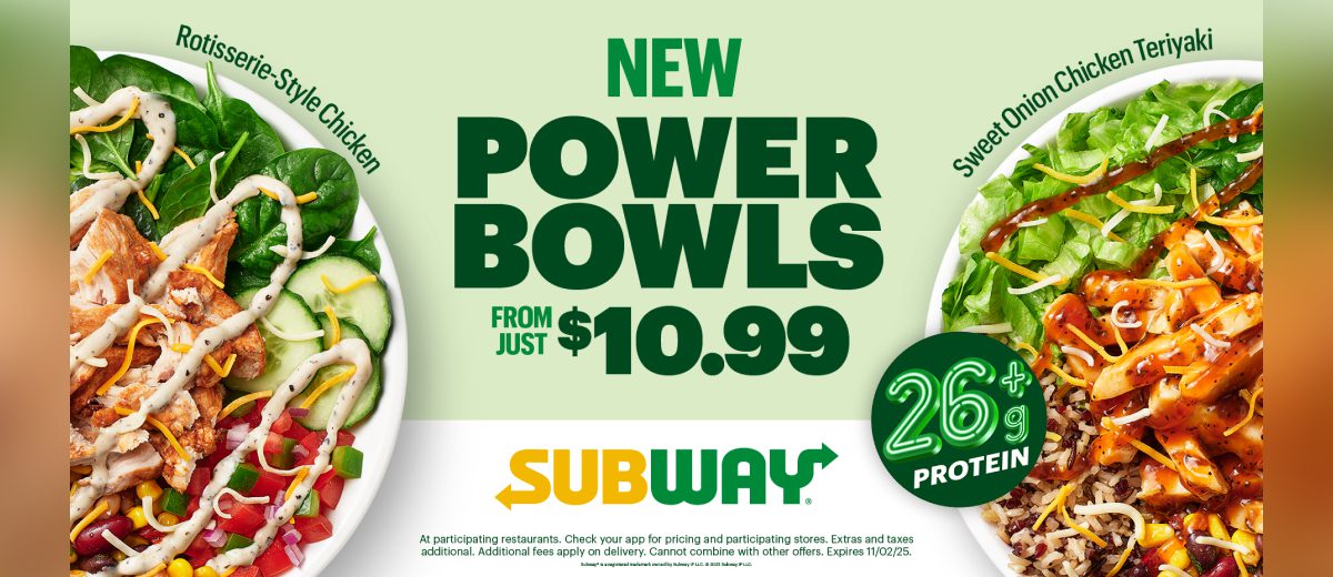 Subway Canada Introduces Protein Power Bowls - Foodservice and ...